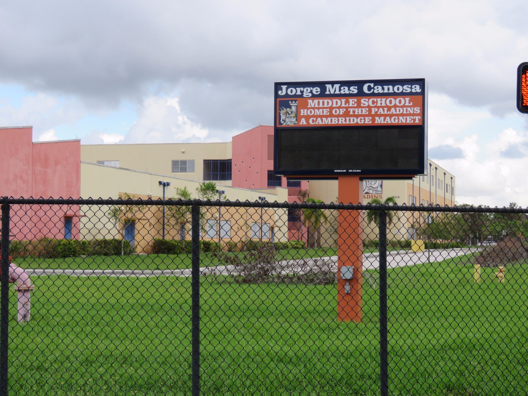Jorge Mas Canosa Middle School | Forever Signs INC